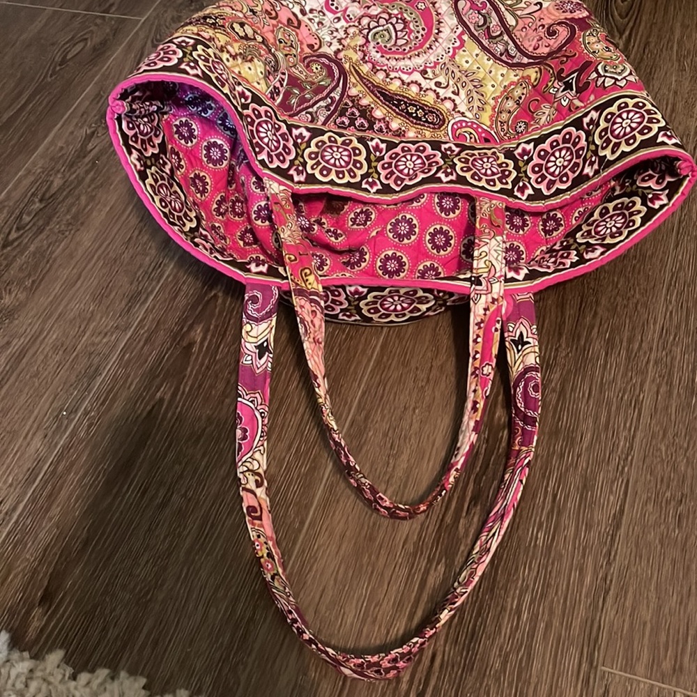 Vera Bradley Pink Paisley Large Shoulder Tote (Unsure… - Gem